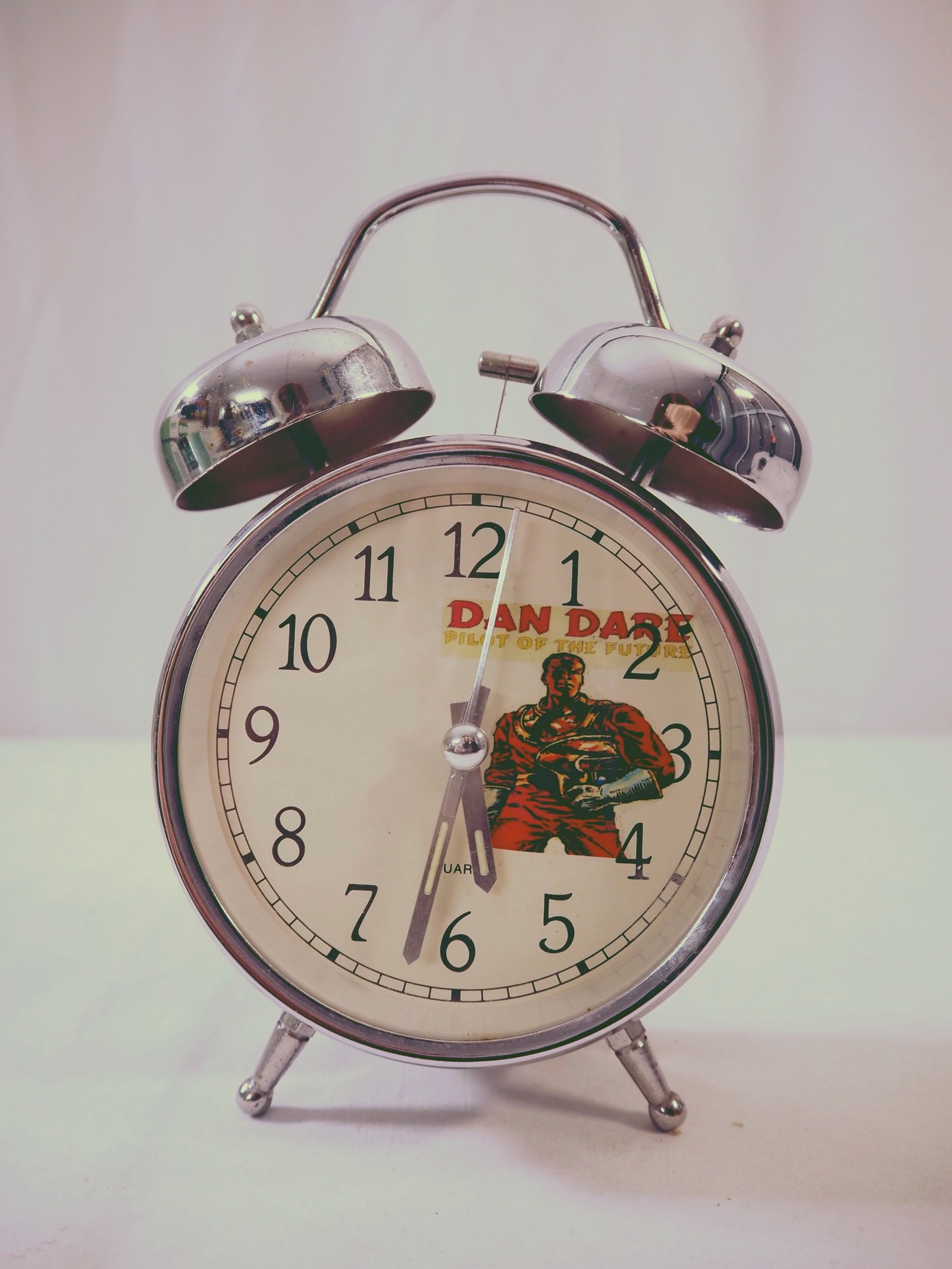 Lot 153 - Later issue reproduction DAN DARE clocks,